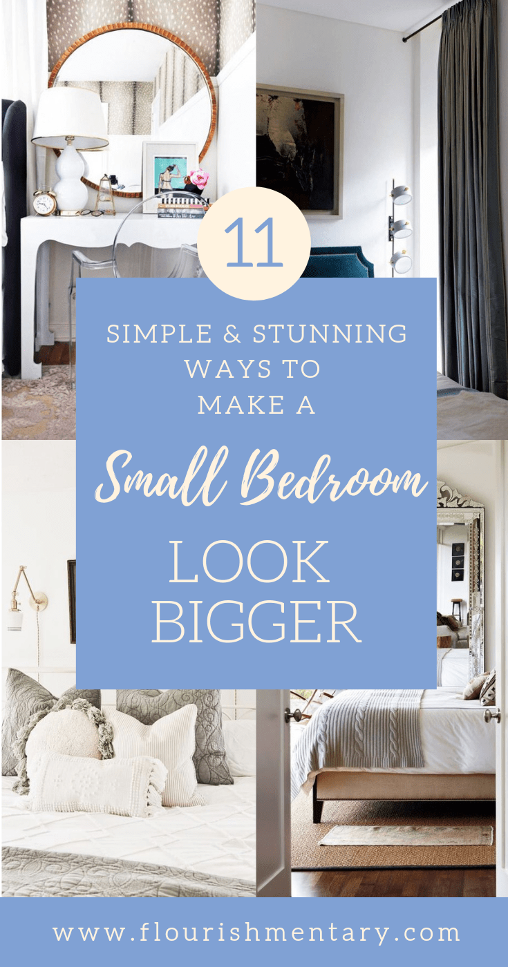 11 Simple And Stunning Ways To Make A Small Bedroom Look Bigger
